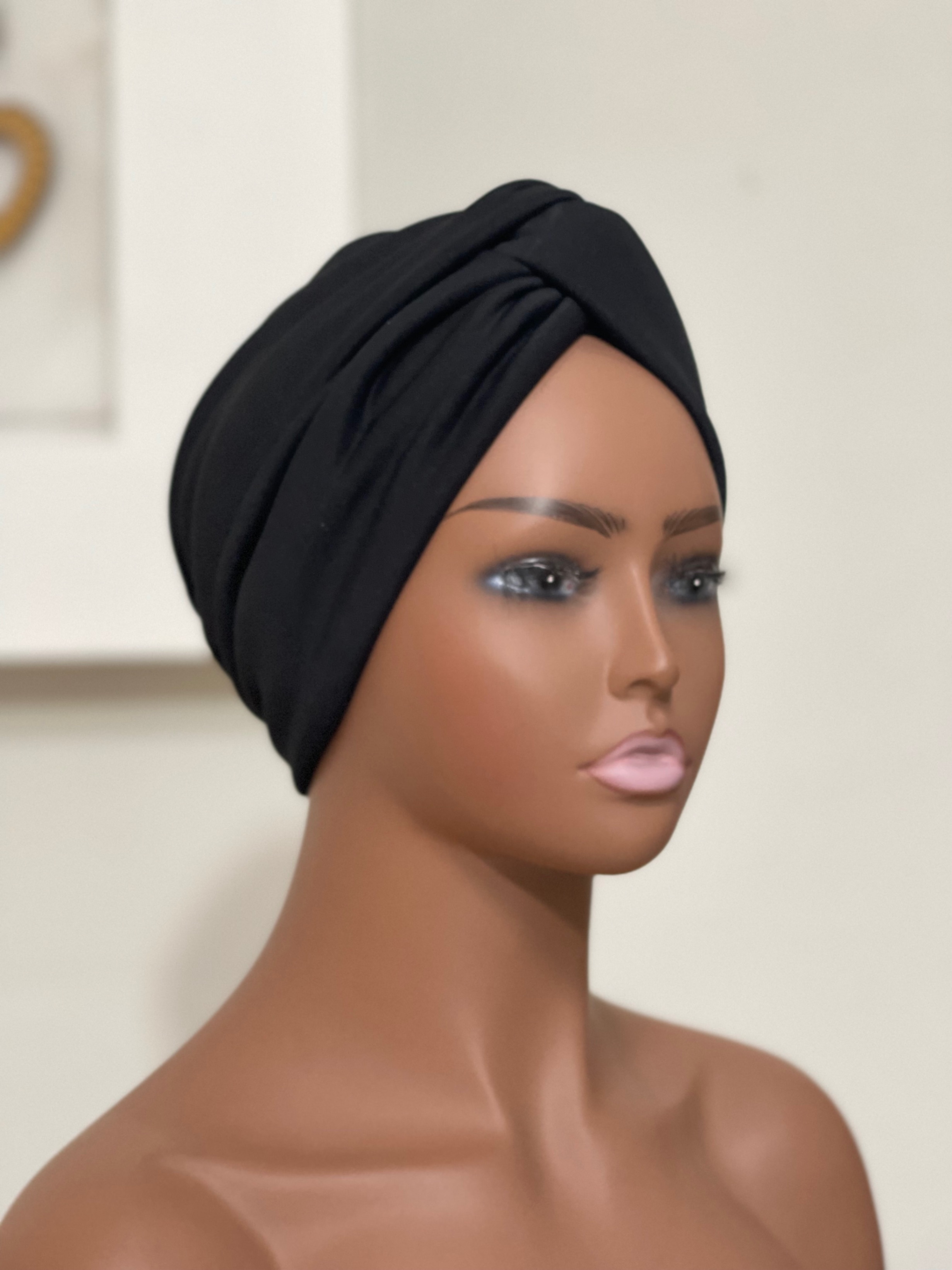 Hooks and Knots | Twisted Turban (black)